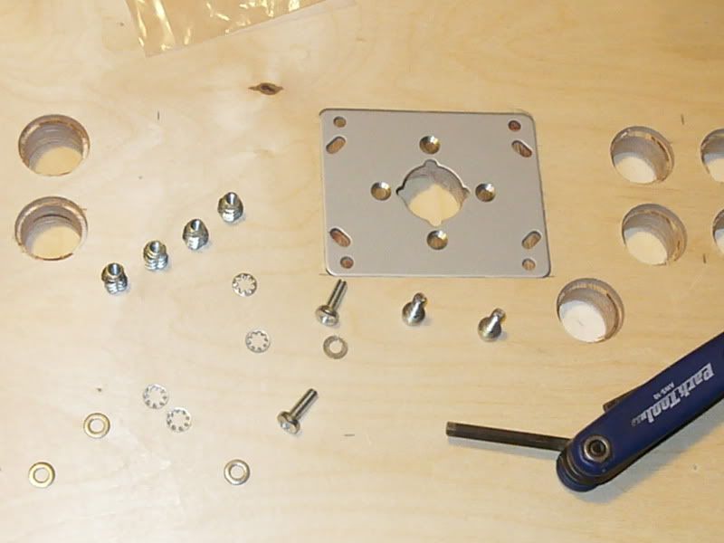 Joystick "Blind Hole" Mounting kits on u360 top mount